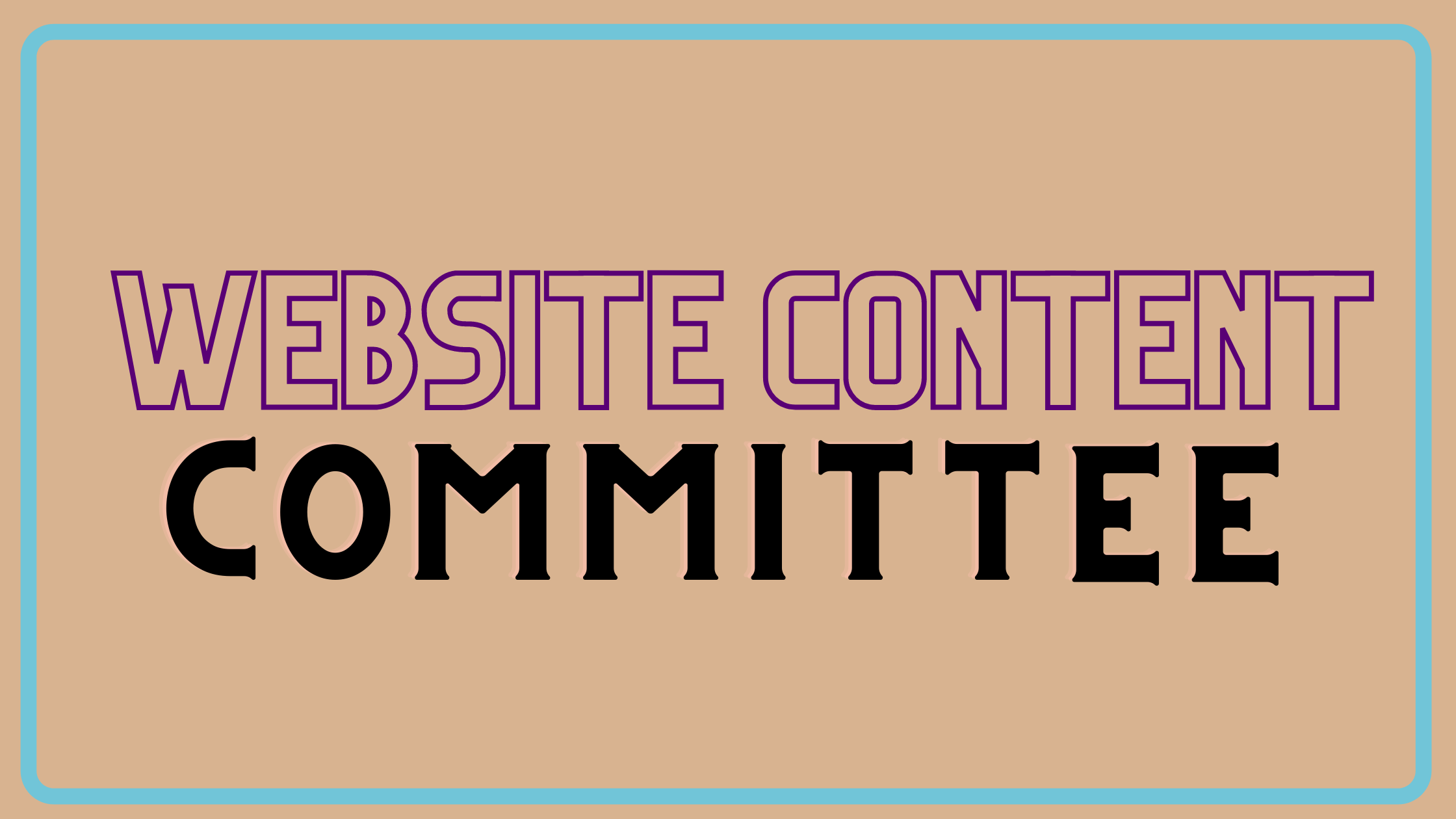 Website Content Committee